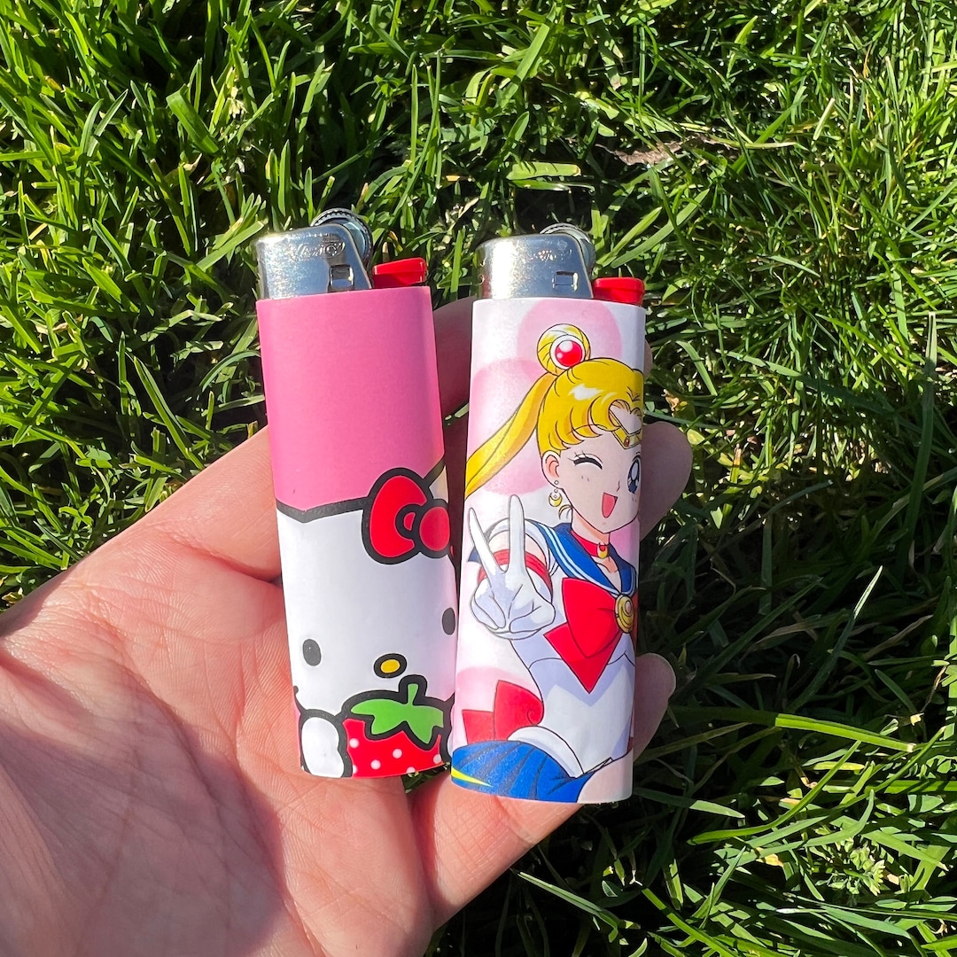 Anime Lighter Pack - Sailor Moon and Hello Kitty / Pack of Two Lighters ...