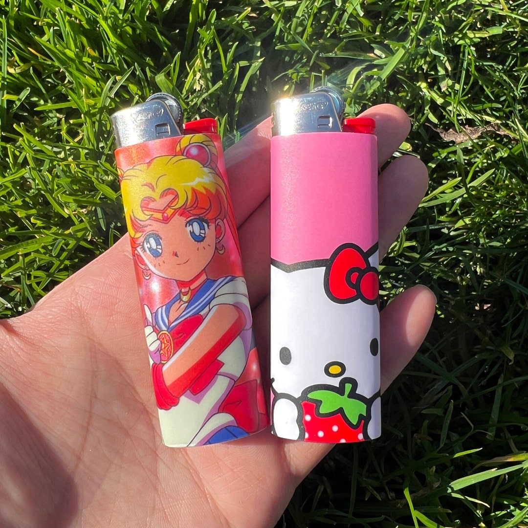 Anime Lighter Pack - Sailor Moon and Hello Kitty / Pack of Two Lighters ...