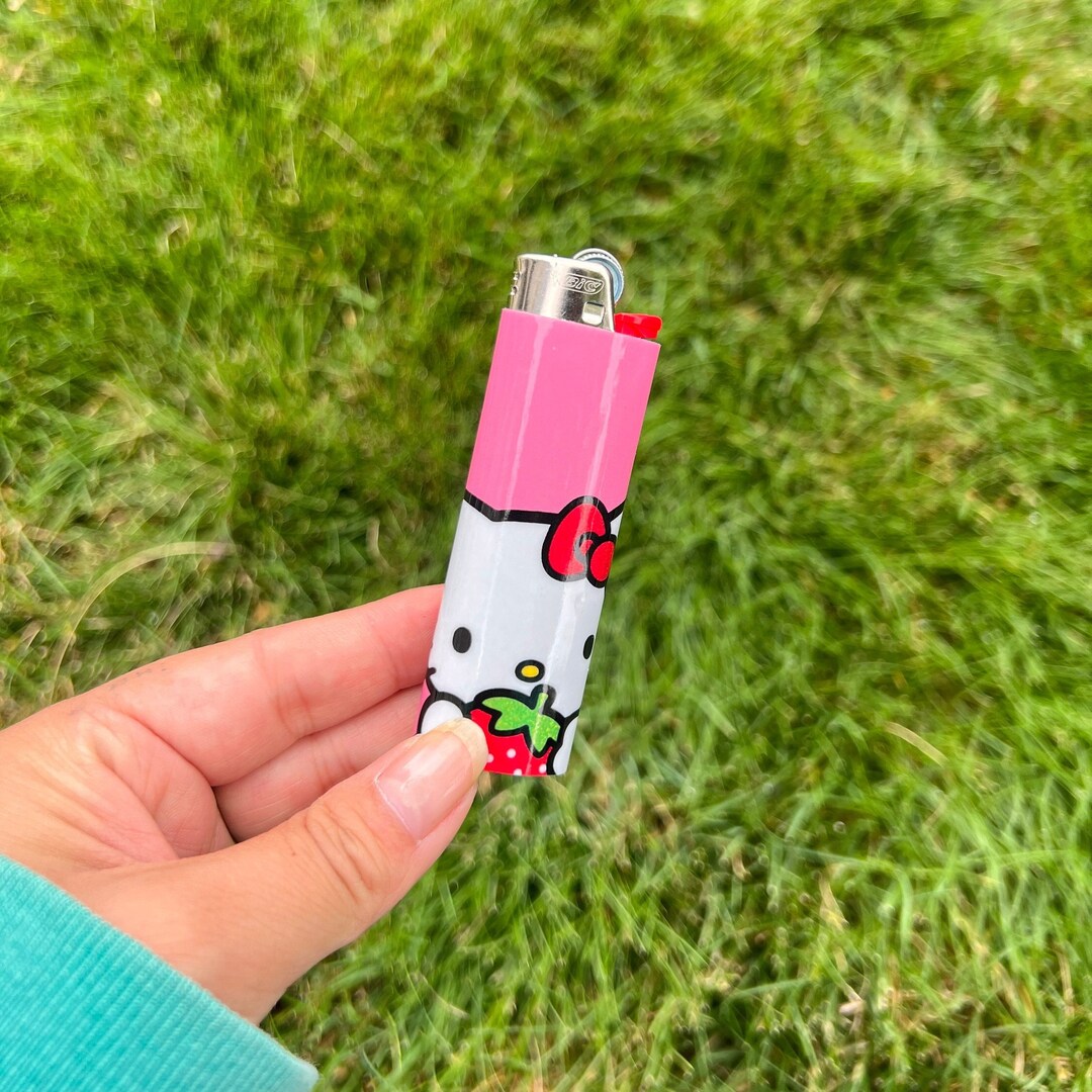 Hello Kitty Lighter - Pink and Red Sanrio Lighter - Etsy