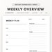 2023 Weekly Printable, Week at A Glance, Weekly Habit Tracker, Weekly ...