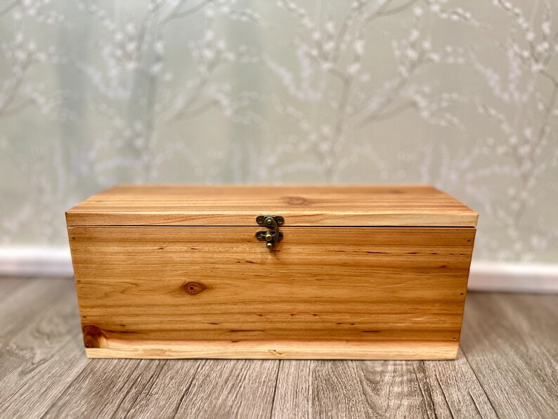 Handcrafted Cedar Keepsake Box - Etsy