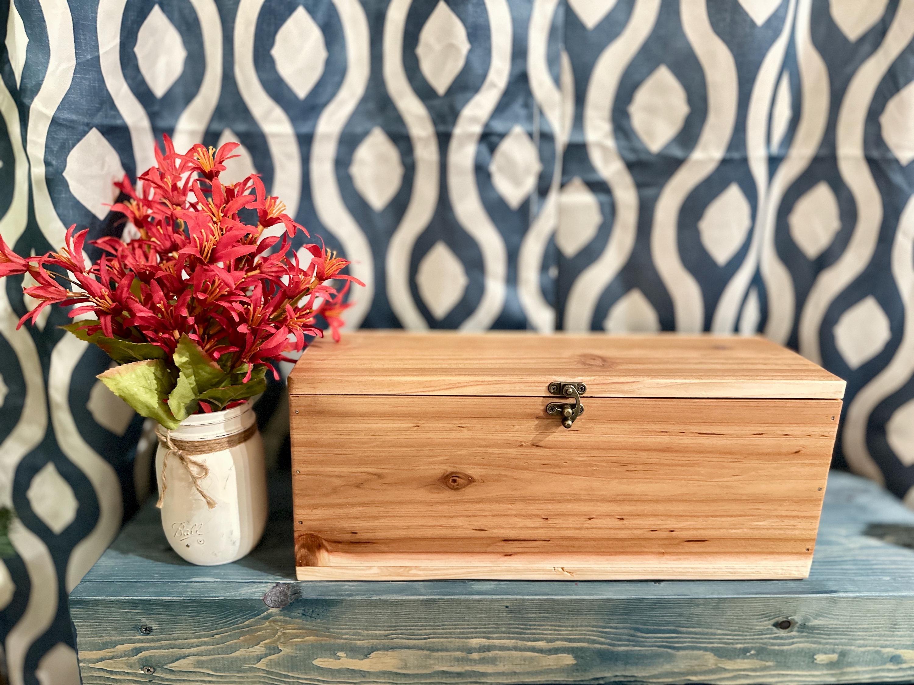 Handcrafted Cedar Keepsake Box - Etsy