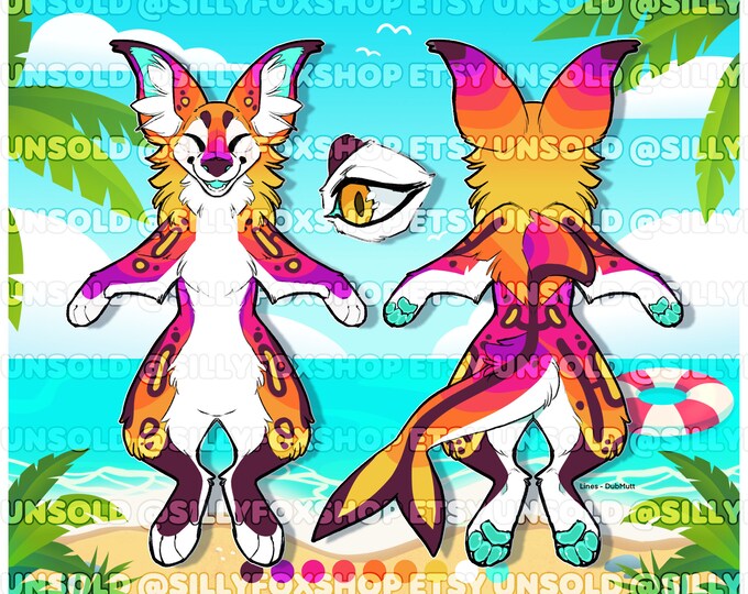 SUNSET MANOKIT FURSONA Tropical Hq Cute Manokit Adopt Full Furry ...