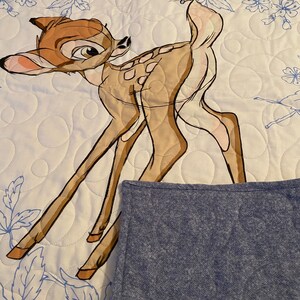Bambi Baby Quilt , Baby Blanket, Shower Gift, Handmade Baby Quilt ...