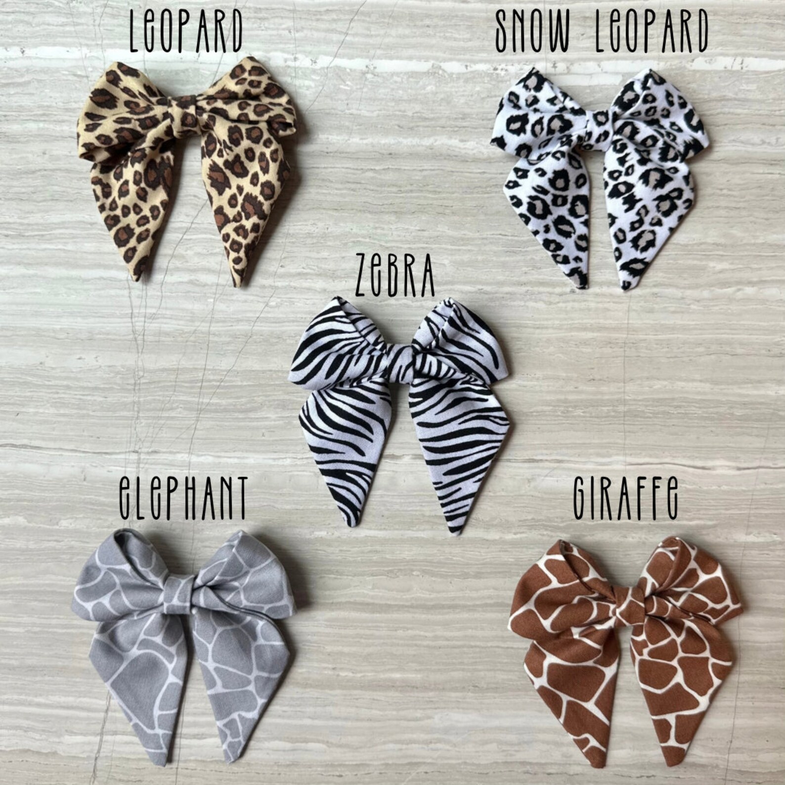 Safari Sailor Bow, Animal Bow, Exotic Hair Bow, Jungle Hair Clip, Hair ...