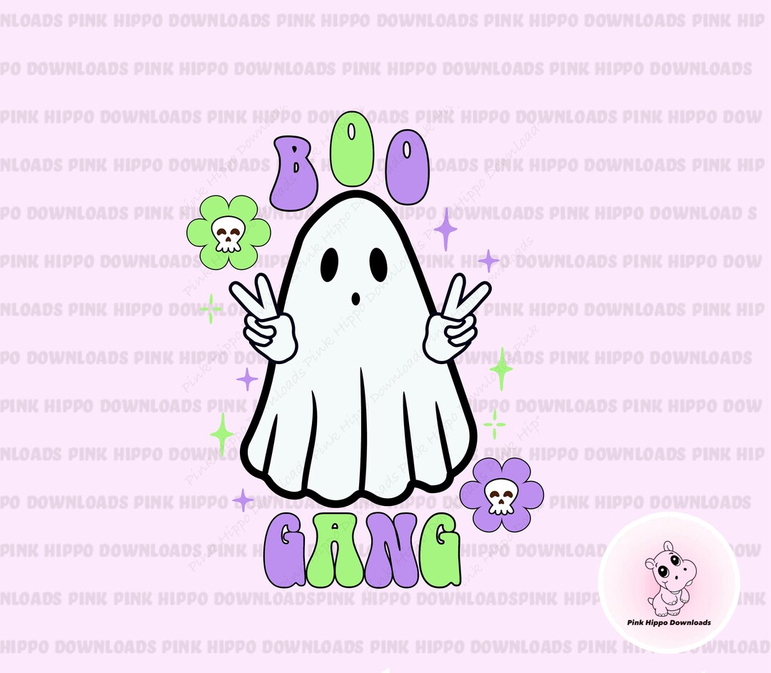 Boo Gang Ghost Png Pack - Etsy