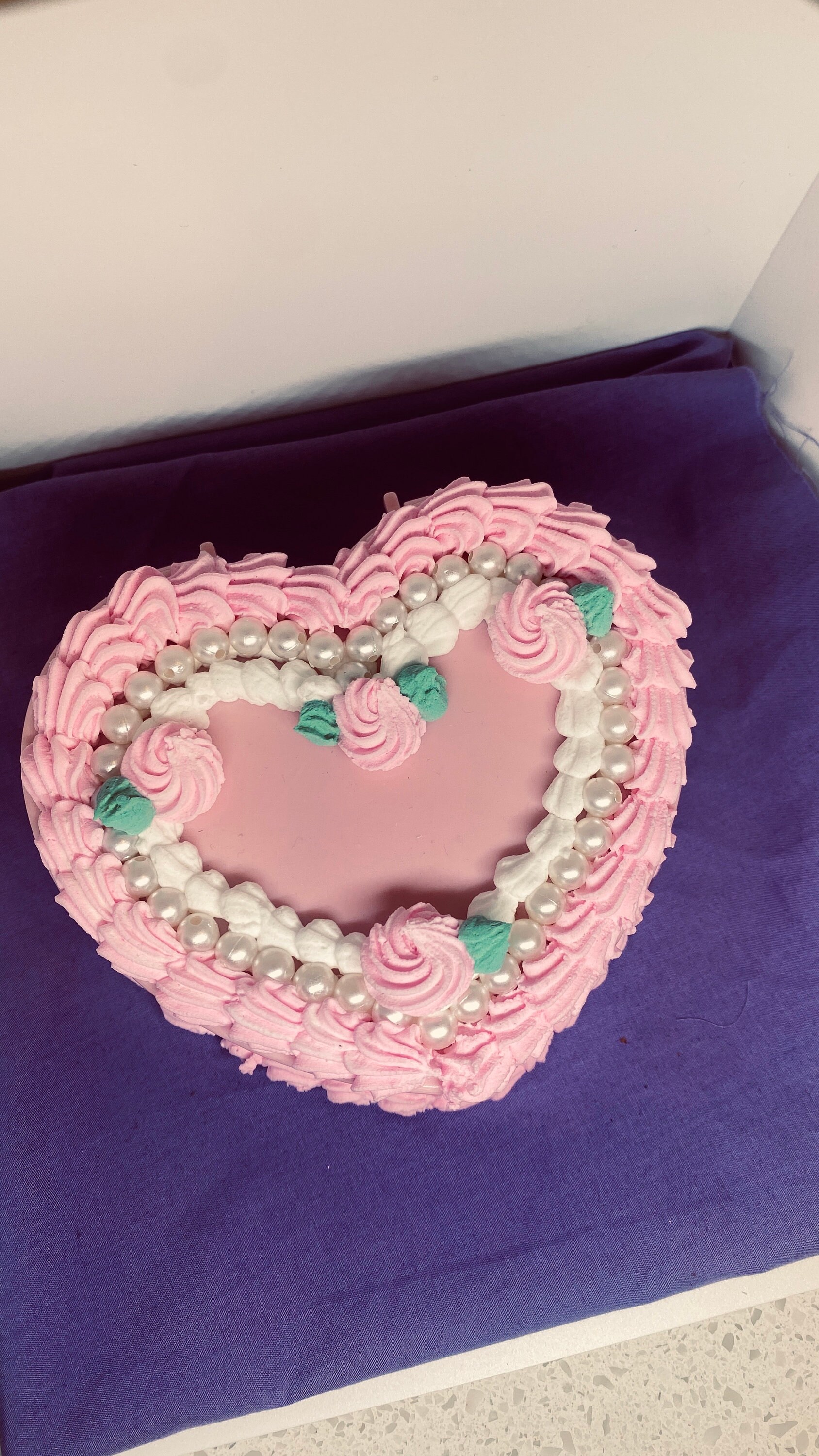 Heart Jewelry Box Fake Cake - Etsy