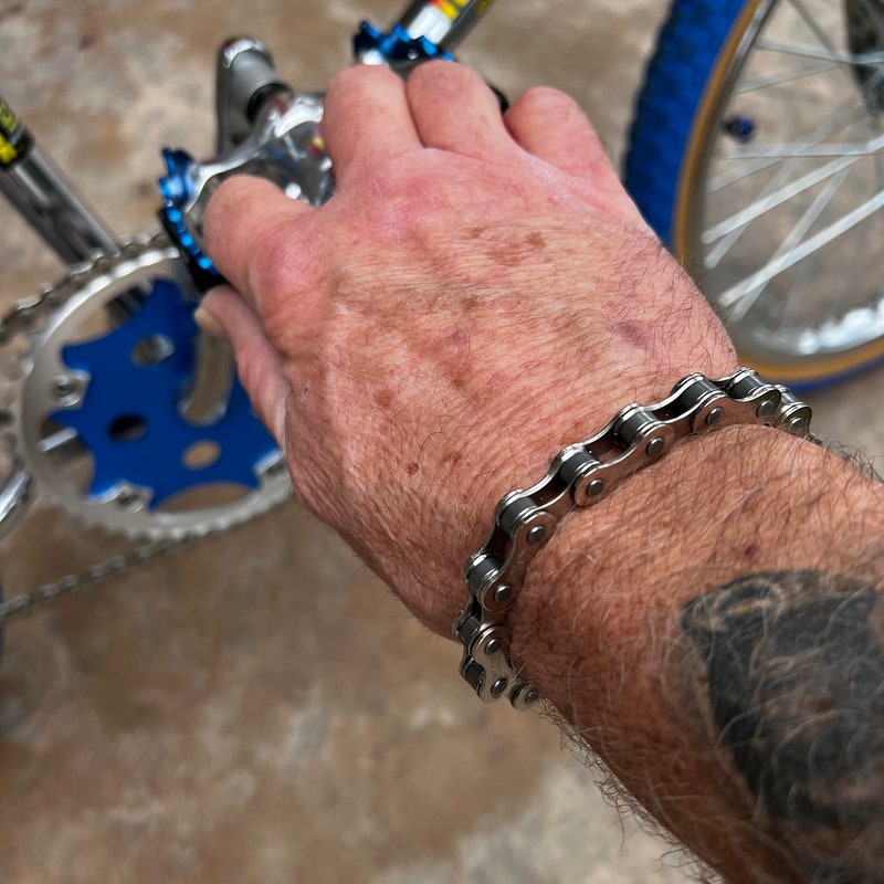 Bicycle Chain Bracelet - Etsy
