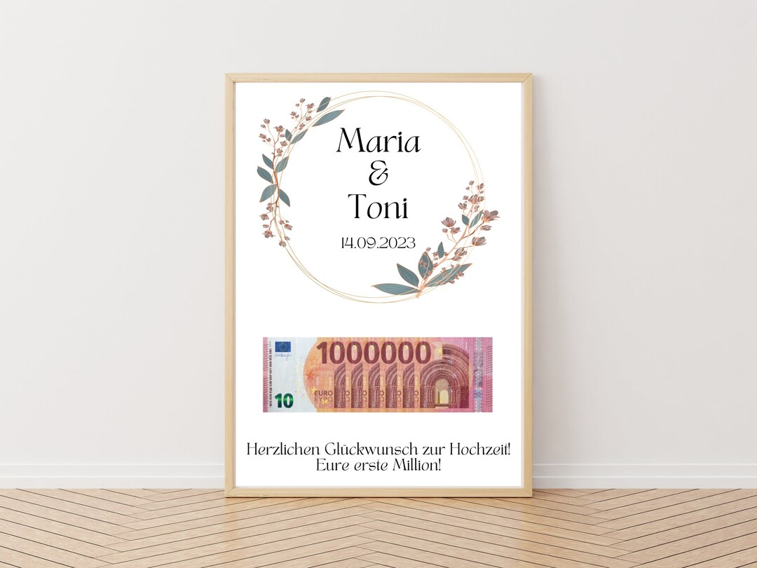 Money Gift for Wedding Wedding Card Personalizable Money Gift for ...