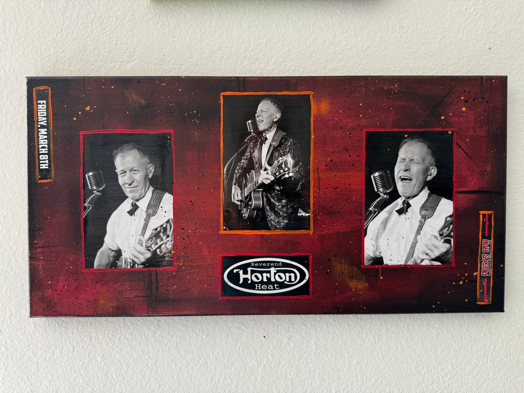 The Reverend Horton Heat 10x20 Photo Canvas ready to Hang - Etsy