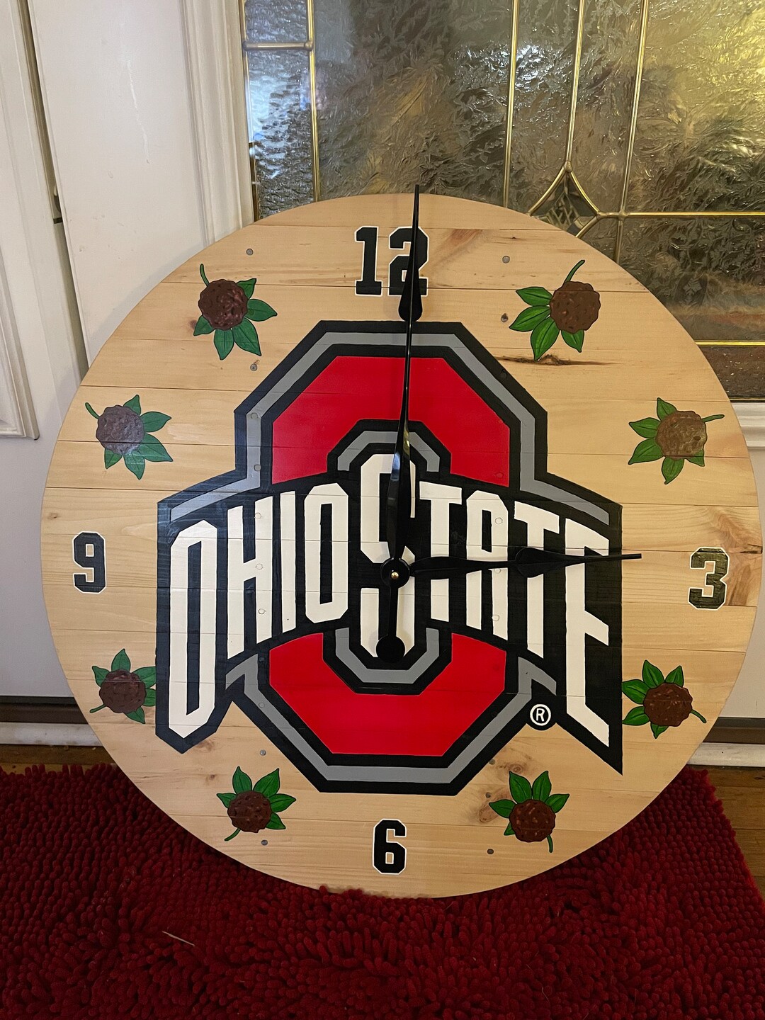 Large 24 Ohio State Clock Spruce Wood Inmate Mate Ohio DOC - Etsy