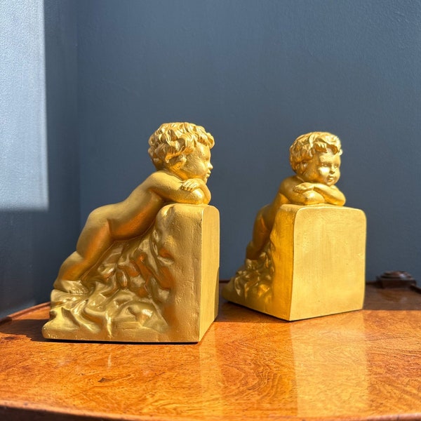 Cherub Bookends - Etsy
