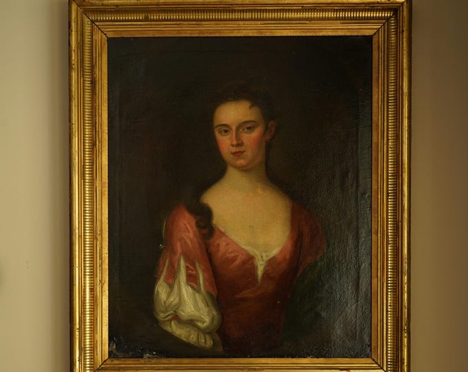 18th Century Georgian Portrait of Mrs. Hester Rawstorn(e) | Antique Oil ...