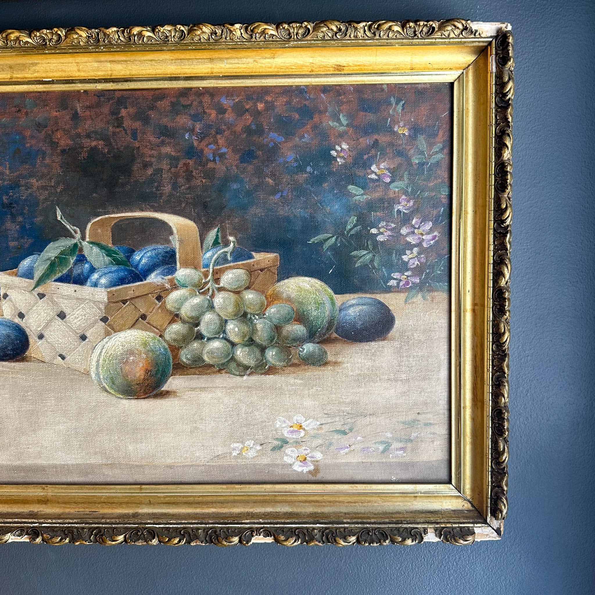 SIGNED Antique Still Life Oil Painting Antique Oil Painting - Etsy