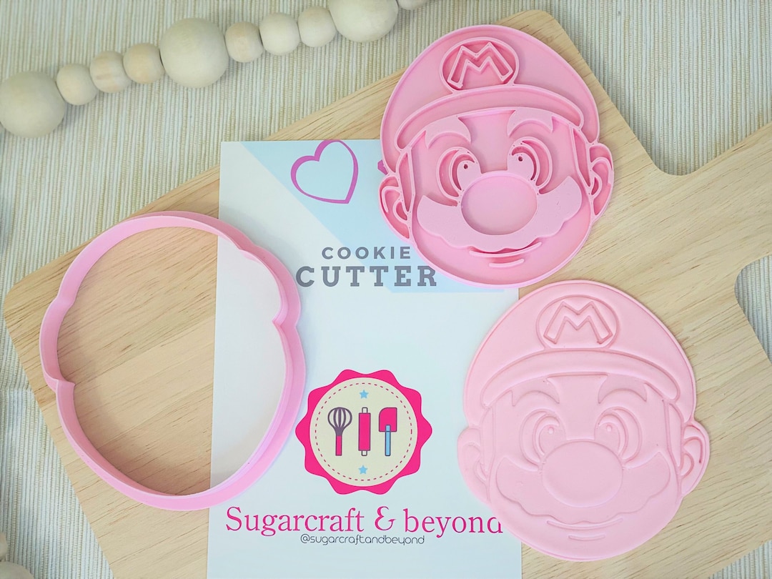 Mario Cookie Cutter and Stamper Set. Special Birthday Celebration ...