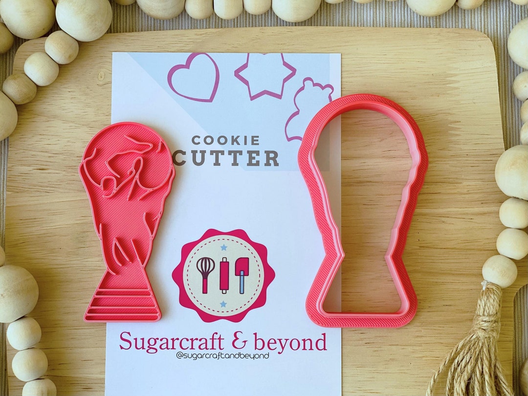 Set of Cookie Cutters and Stamp in the Shape of a Soccer Cup. World ...