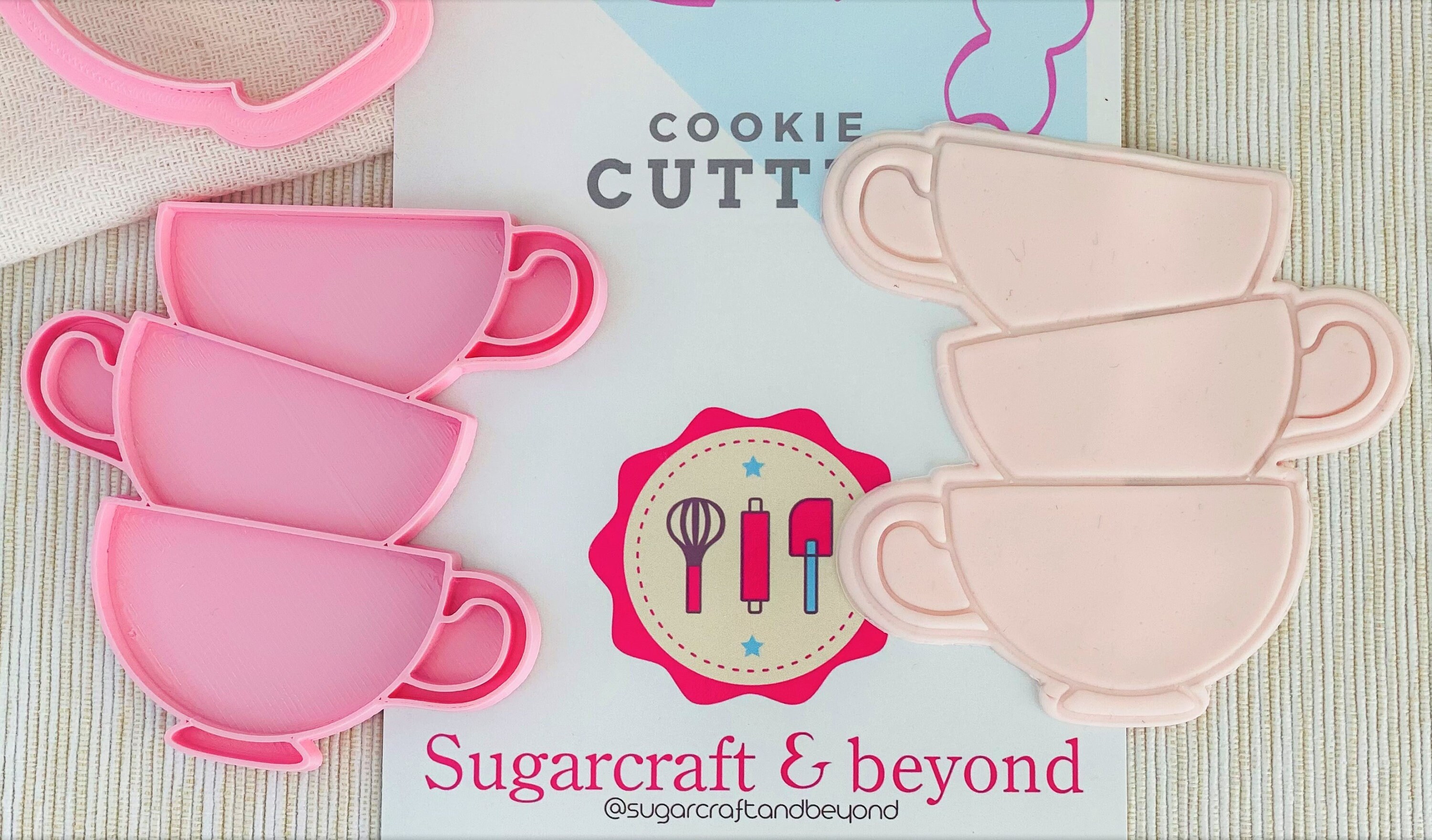 Alice in Wonderland Stacked Tea Cups Cookie Cutter and Stamp - Etsy