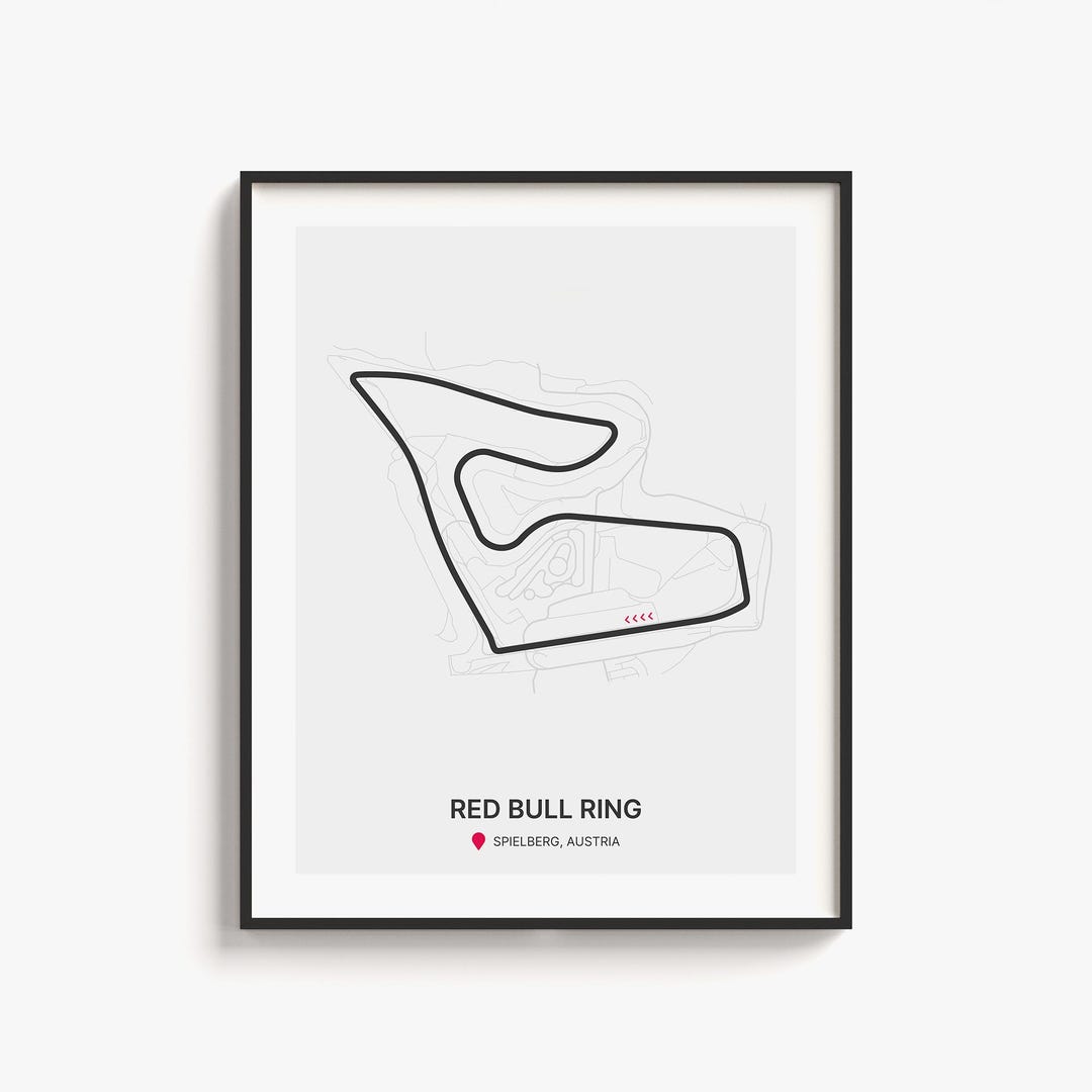 Formula 1 Red Bull Ring Printable Wall Art | F1 Poster | Digital ...