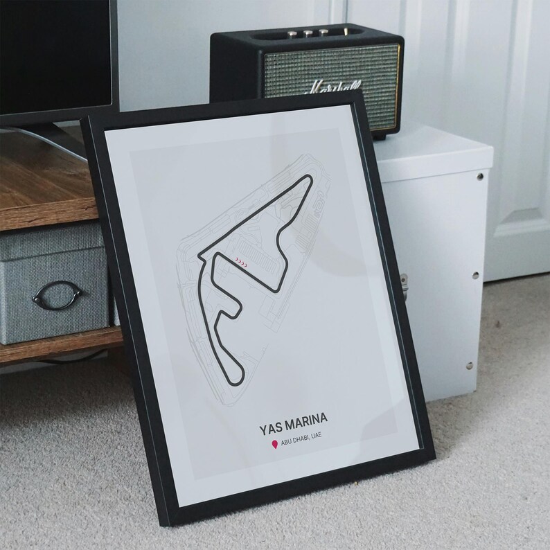 Formula 1 Yas Marina Circuit Printable Wall Art | F1 Poster | Digital ...