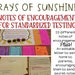 Notes of Encouragement for Standardized Testing | Positive Testing ...