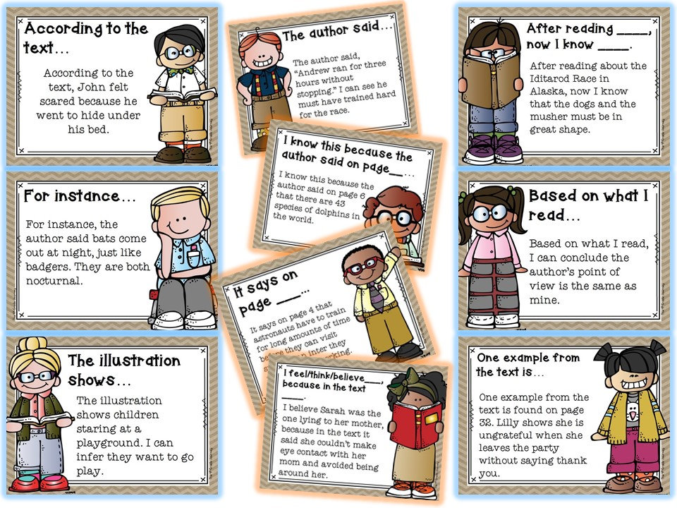 Citing Text Evidence Posters & Classroom Materials INSTANT DOWNLOAD - Etsy