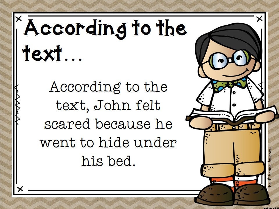 Citing Text Evidence Posters & Classroom Materials INSTANT DOWNLOAD - Etsy
