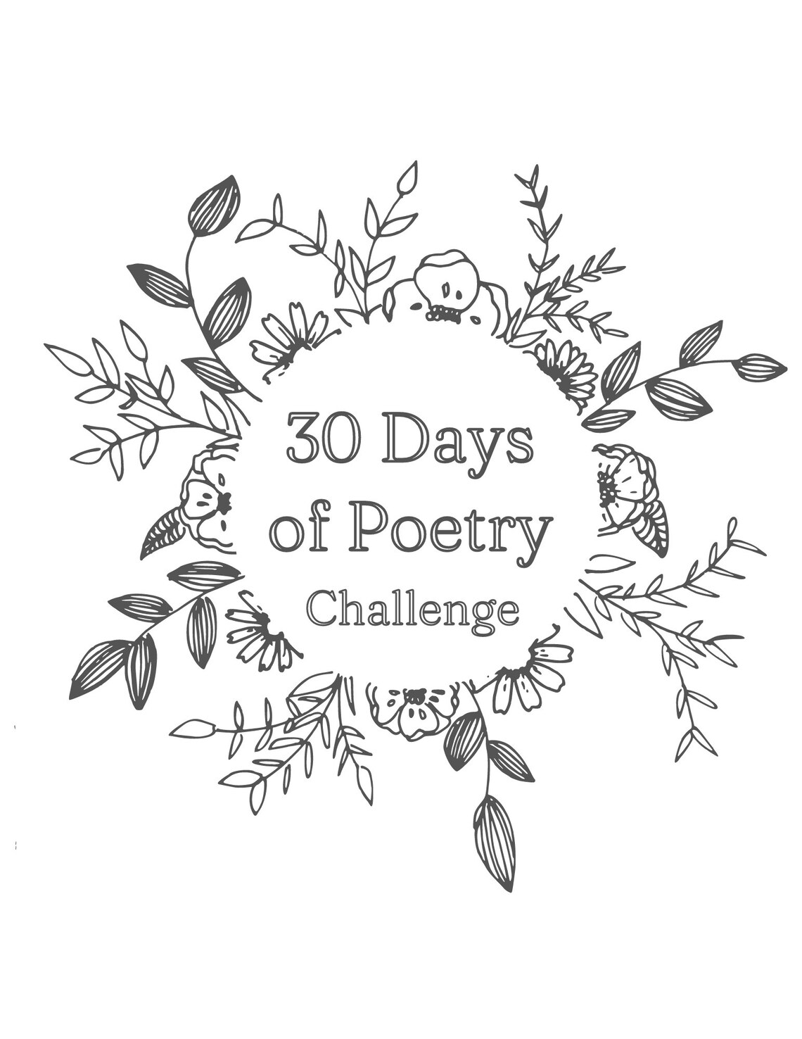 30 Days of Poetry Digital Download - Etsy