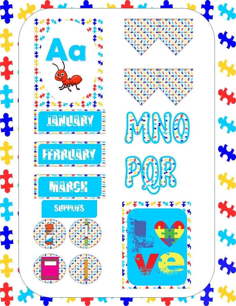Autism Classroom Decor - Etsy