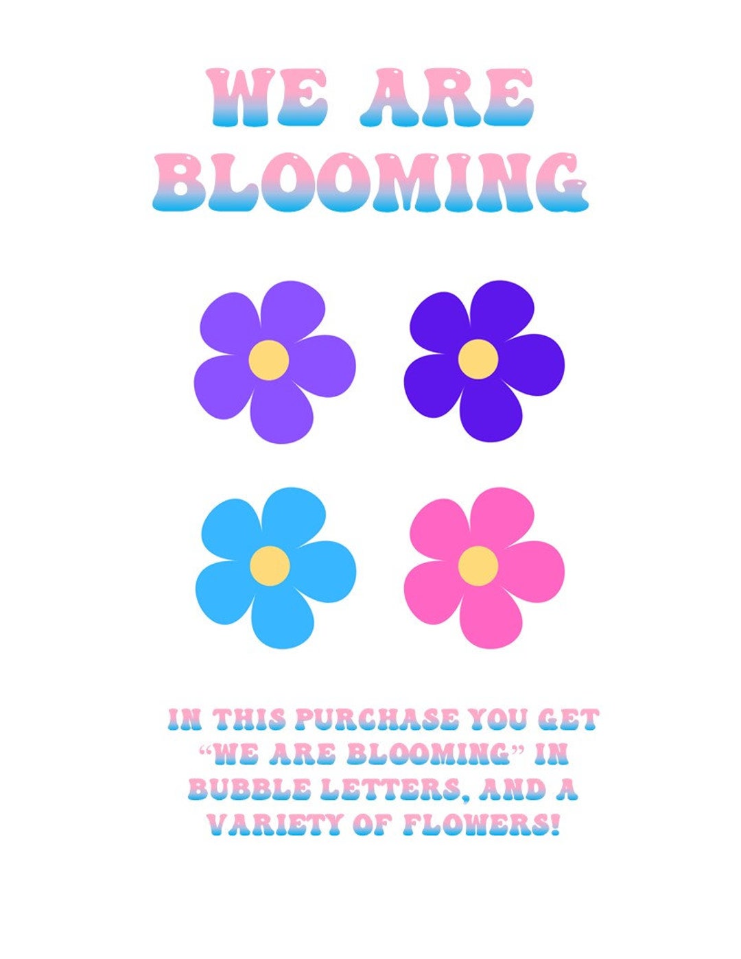 We Are Blooming - Etsy