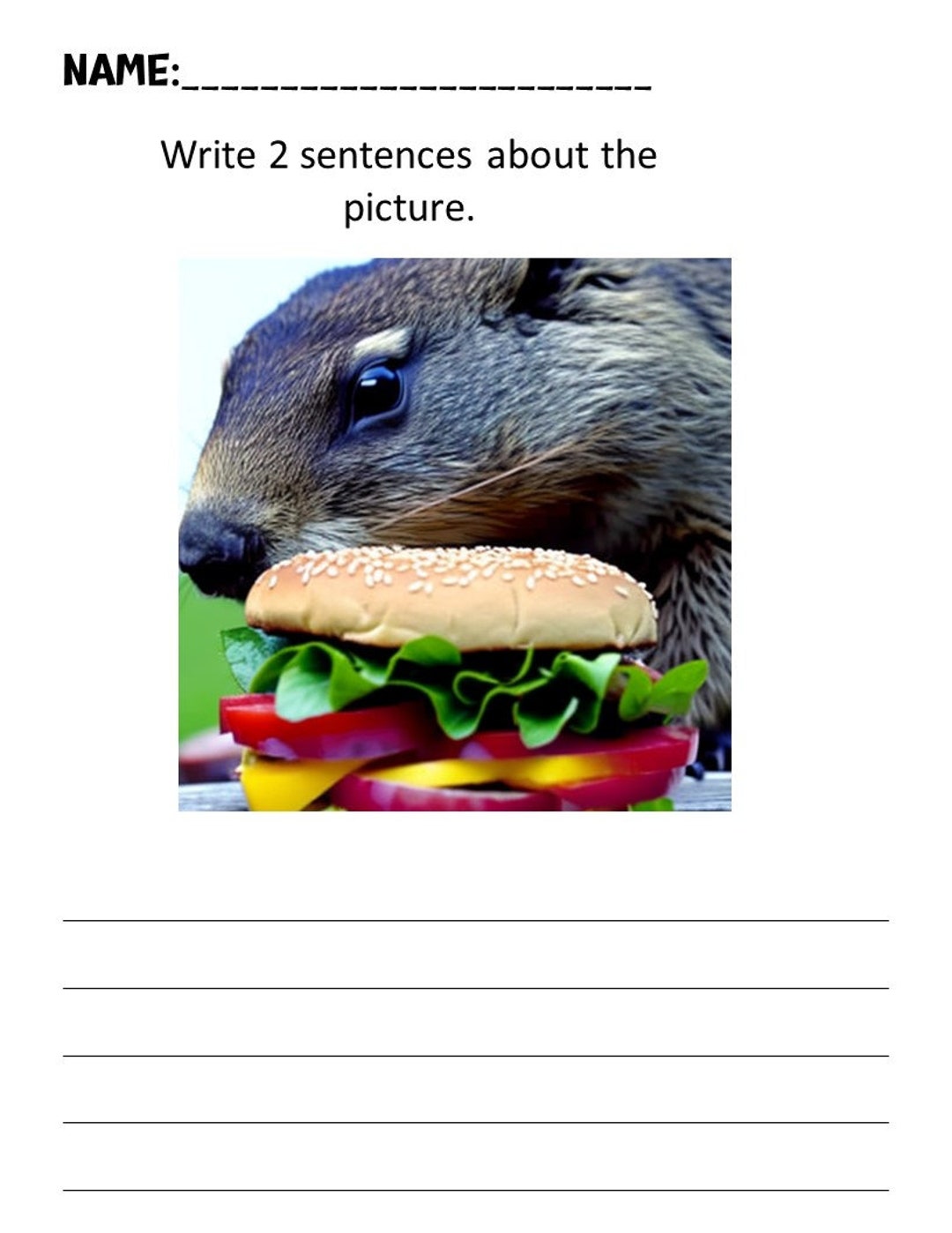 Groundhog Day Writing Prompts - Etsy