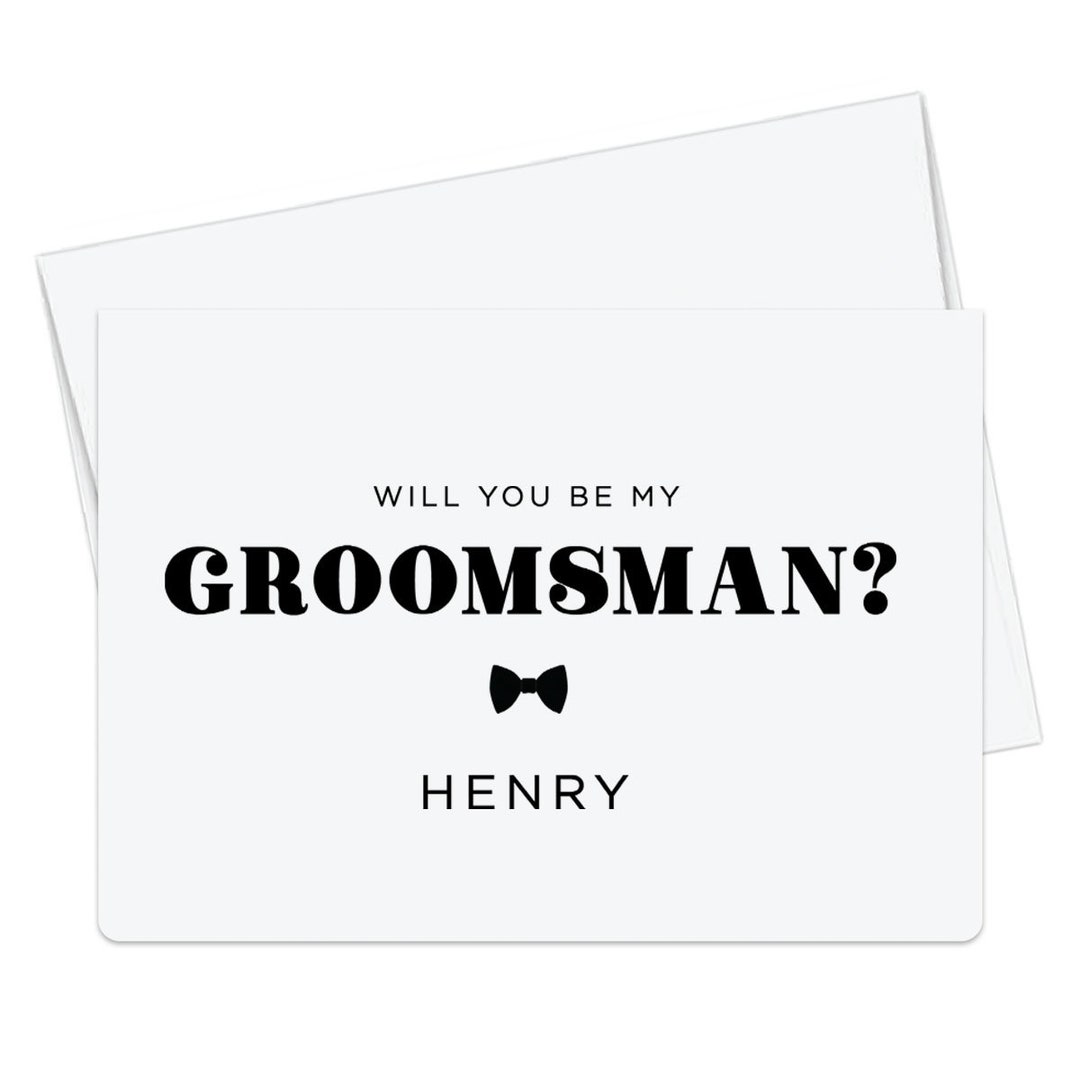 Will You Be My Groomsman Card, Will You Be My Best Man Card, Groomsmen ...