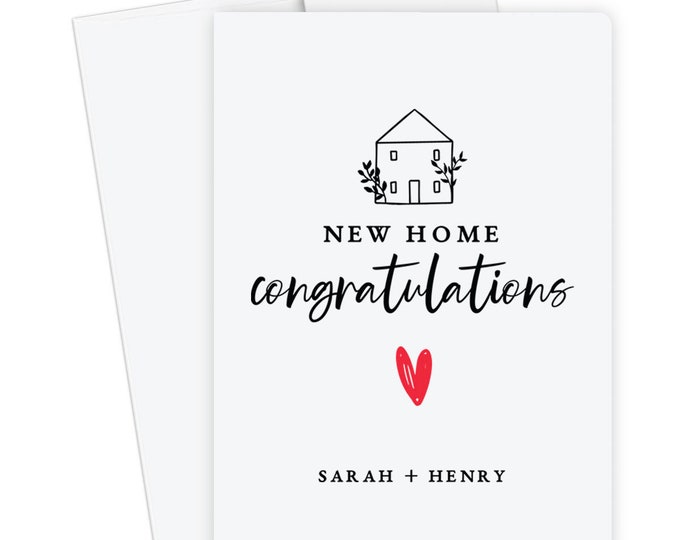 New House Congratulations Card to Say happy New Home - Etsy
