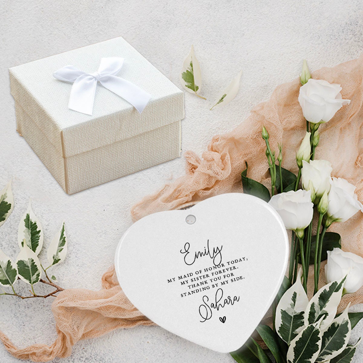 Personalized Maid of Honor Gift From Bride, Matron of Honor, Bridesmaid ...