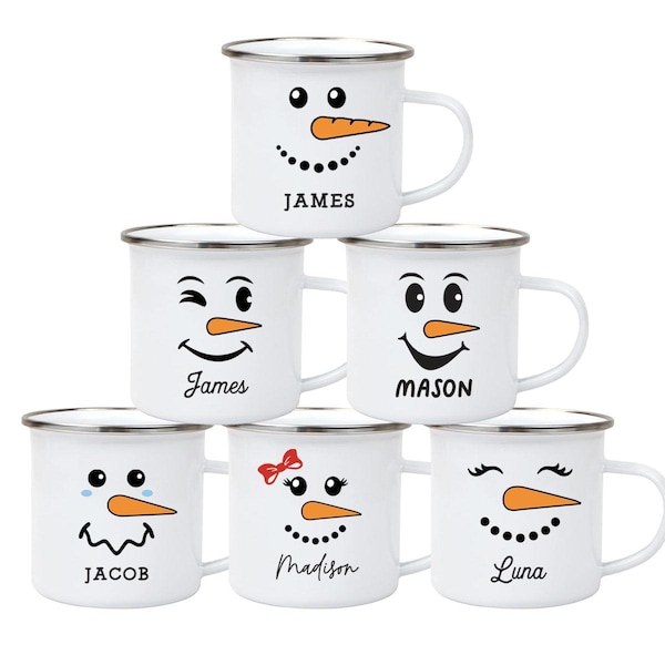 Custom Snowman Mug - Etsy