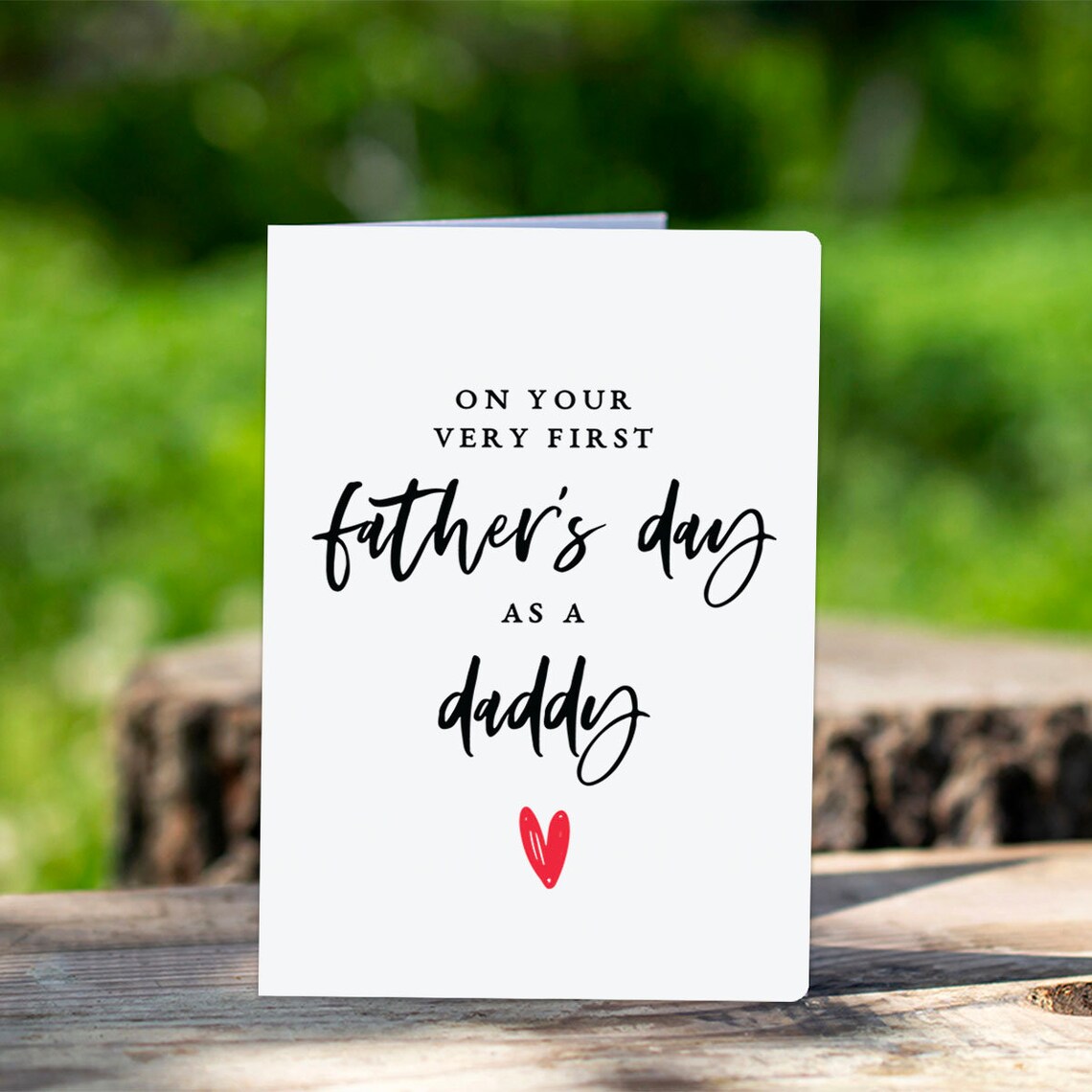 Happy 1st Father's Day Card, for Husband, From Wife, New Dad, Newborn ...