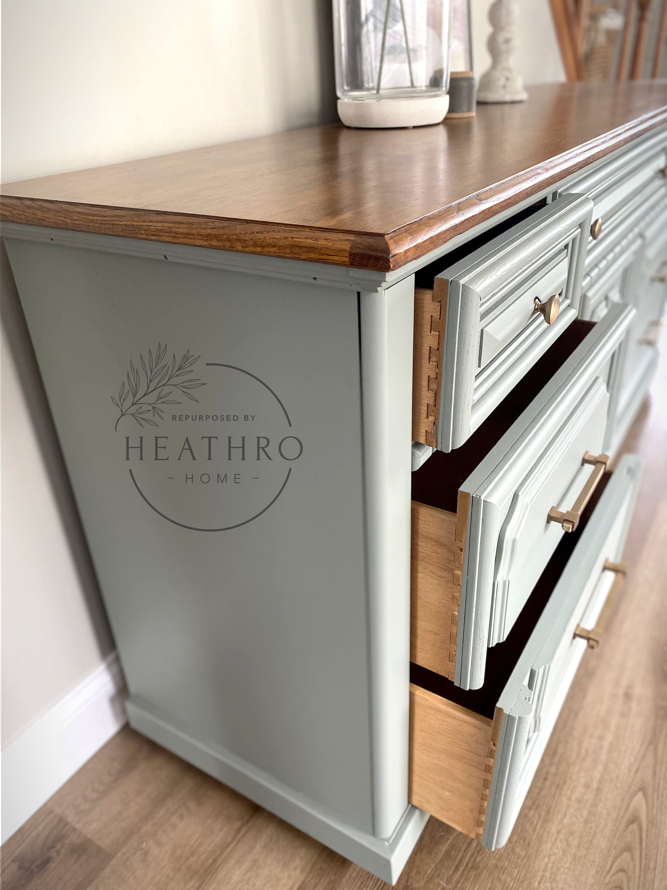 SOLD!! Vintage Basset Dresser - Etsy