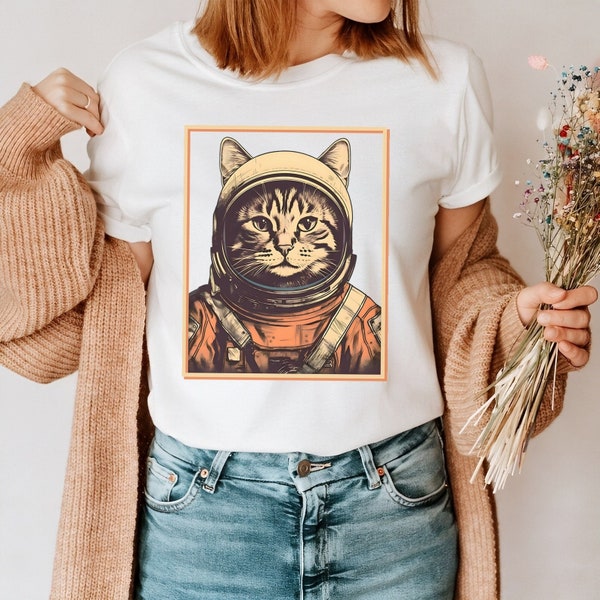 Space Cat Shirt - Etsy