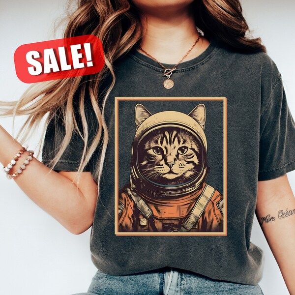 Space Cat Shirt - Etsy