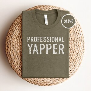 Professional Yapper Shirt, Trendy Meme T-shirt, Funny Sarcastic Gift ...