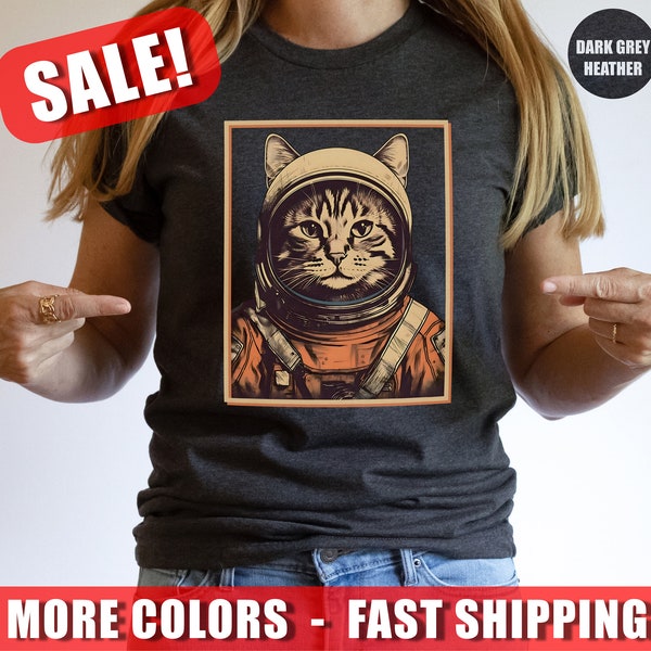 Space Cat Shirt - Etsy