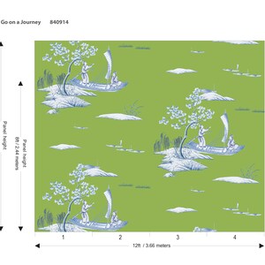 GO ON A Journey/scenic Wallpaper Printed on Non Woven Paper ...