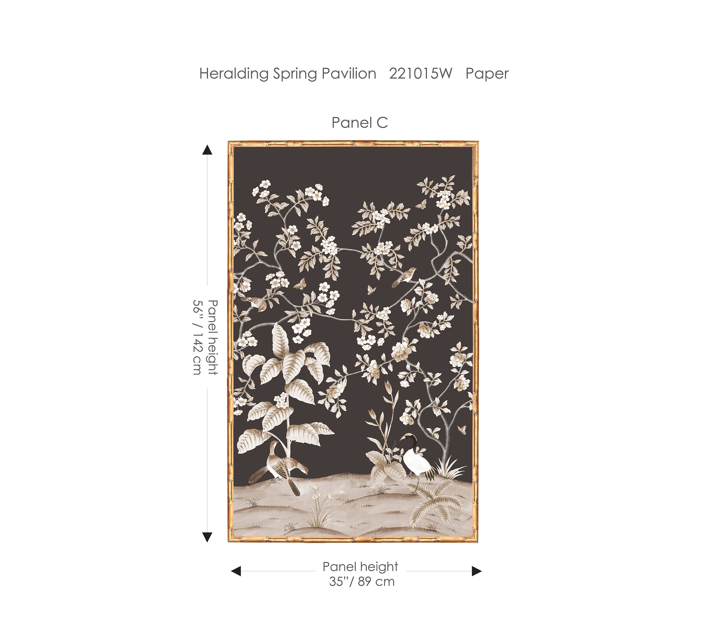 HERALDING SPRING Pavilion/set of 3 Unframed Wall Art Printed on ...