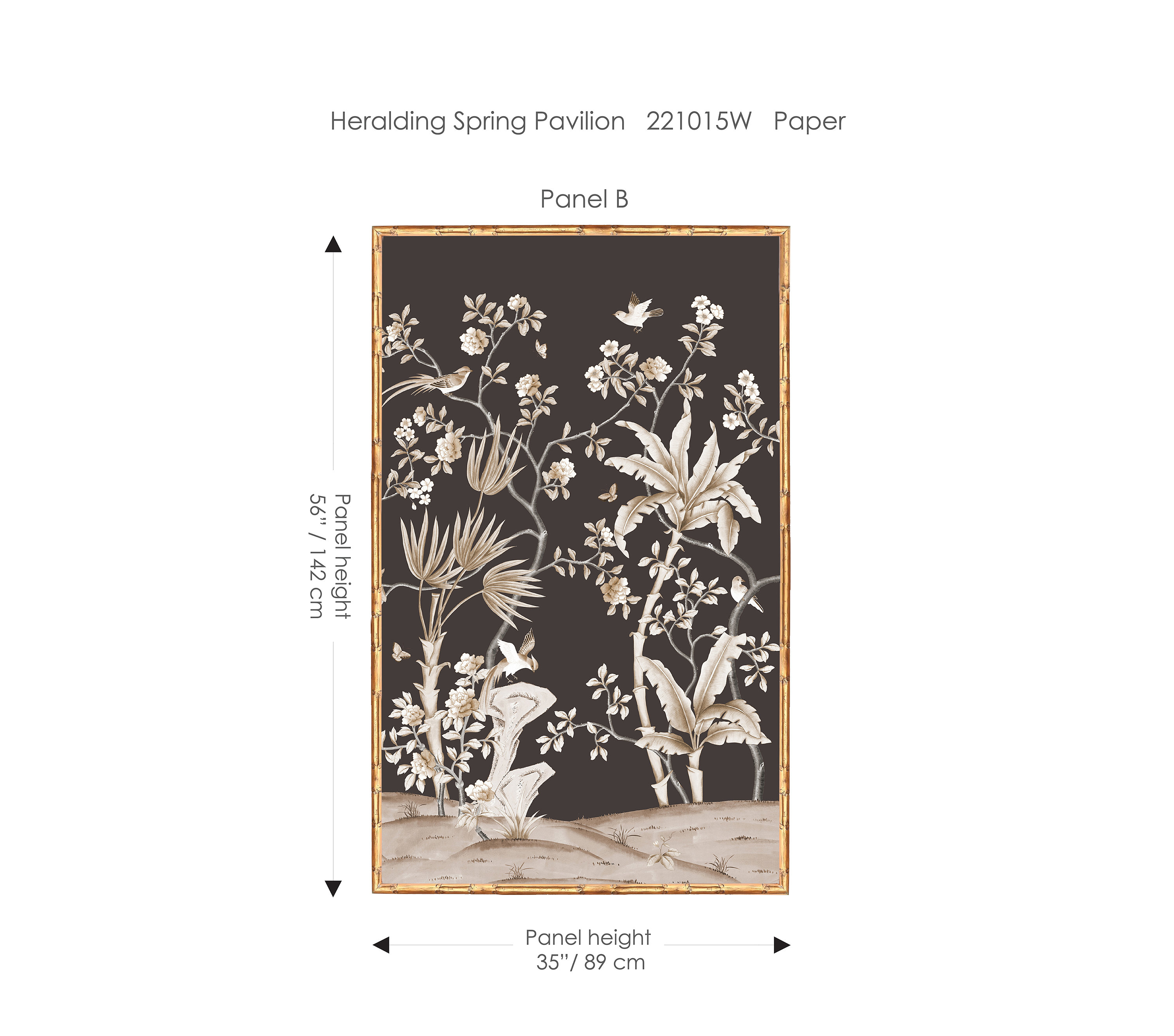 HERALDING SPRING Pavilion/set of 3 Unframed Wall Art Printed on ...