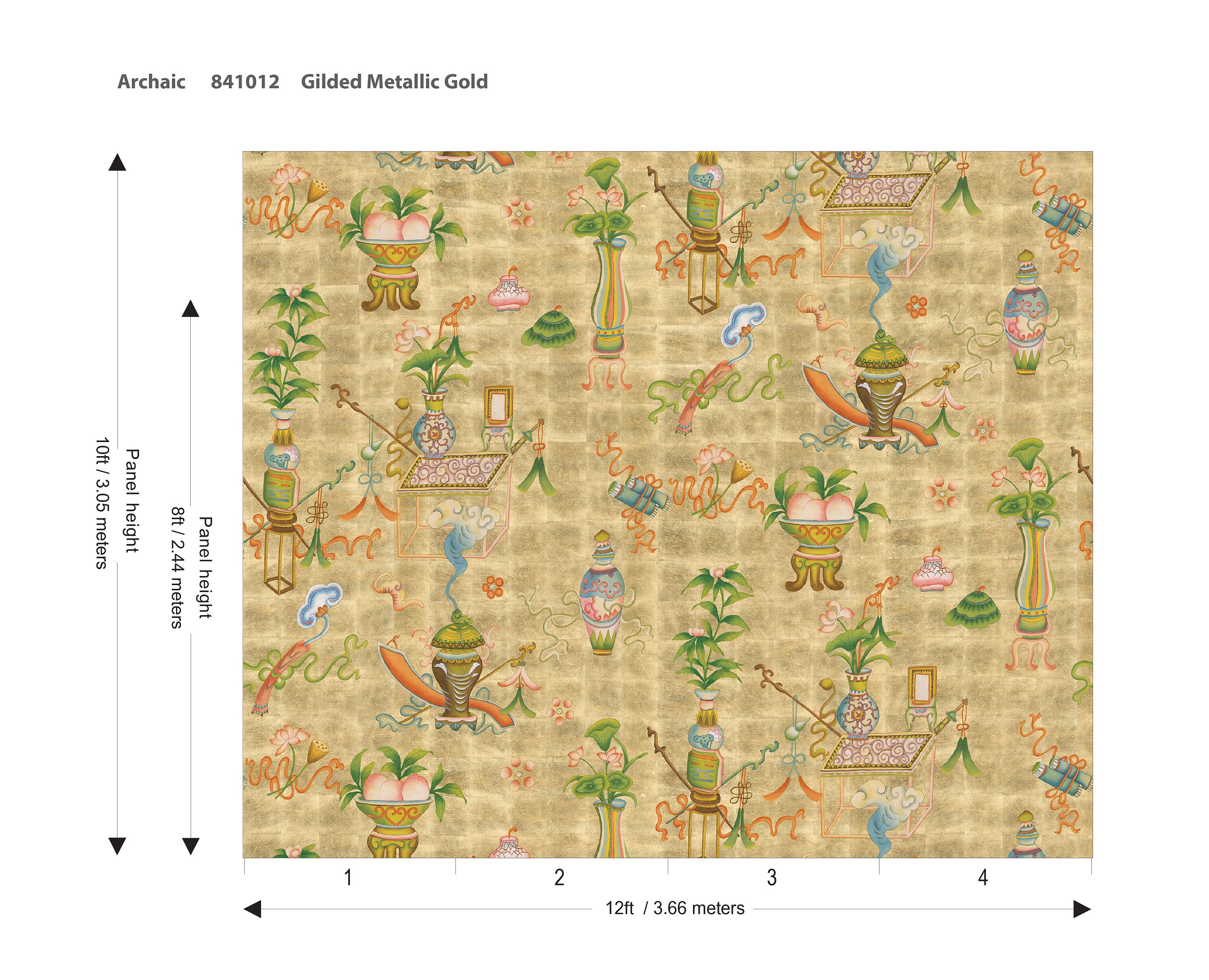 Archaic/scenic Wallpaper Printed on Non Woven Paper/chinoiseries ...