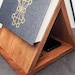 Book Rest Wooden Book Rest Triangle Bookstand Nightstand Book Valet ...