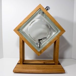 Whiskey Decanter Wooden Bourdon Decanter Wooden Alcohol Decanter Wood ...