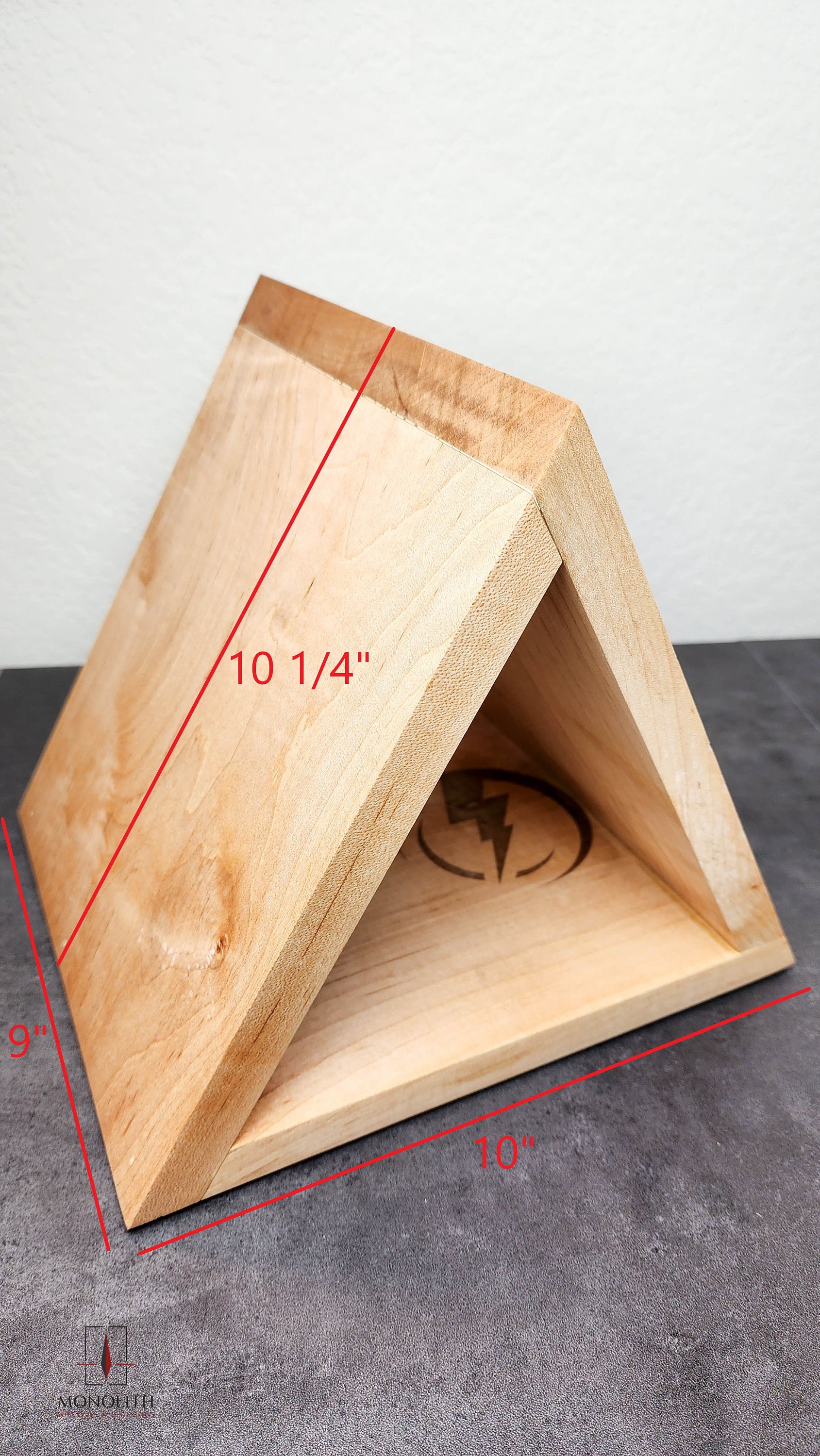 Book Rest Wooden Book Rest Triangle Bookstand Nightstand Book Valet ...