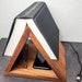 Book Rest Wooden Book Rest Triangle Bookstand Nightstand Book Valet ...