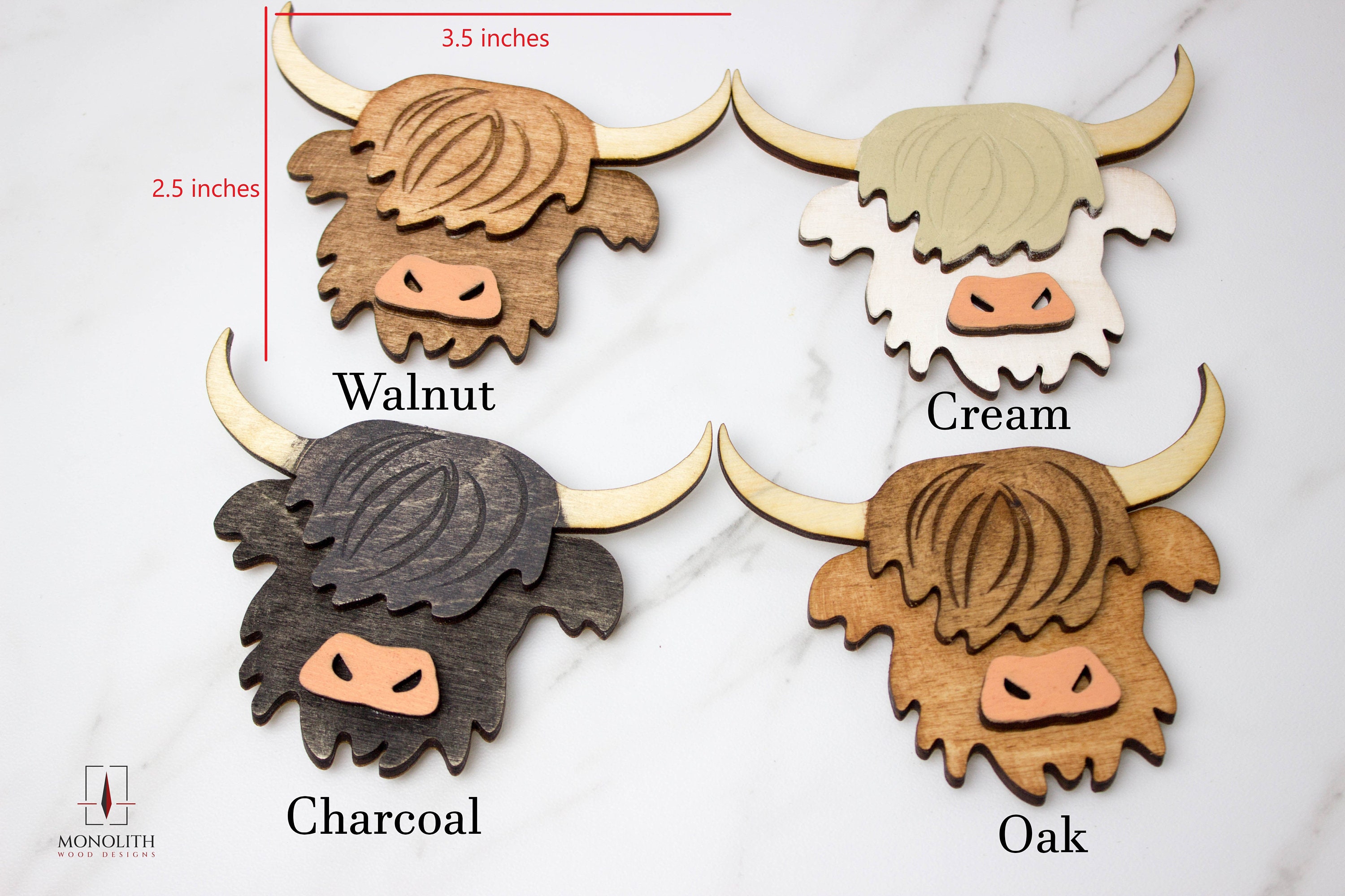 Highland Cow Magnet, Highland Cow Refrigerator Magnet, Cow Magnet ...