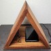 Book Rest Wooden Book Rest Triangle Bookstand Nightstand Book Valet ...